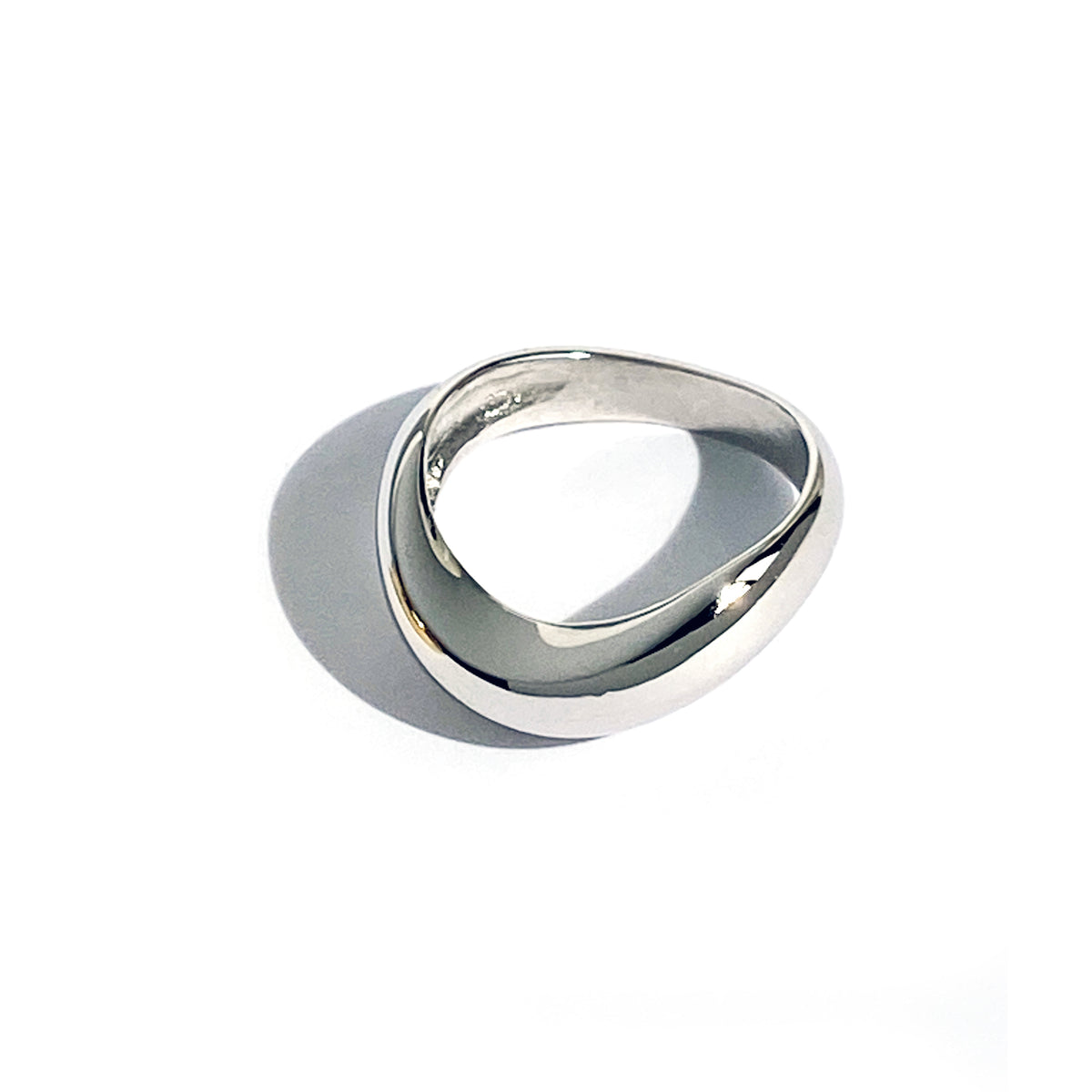 Curve Ring - Medium - Silver – BIKO