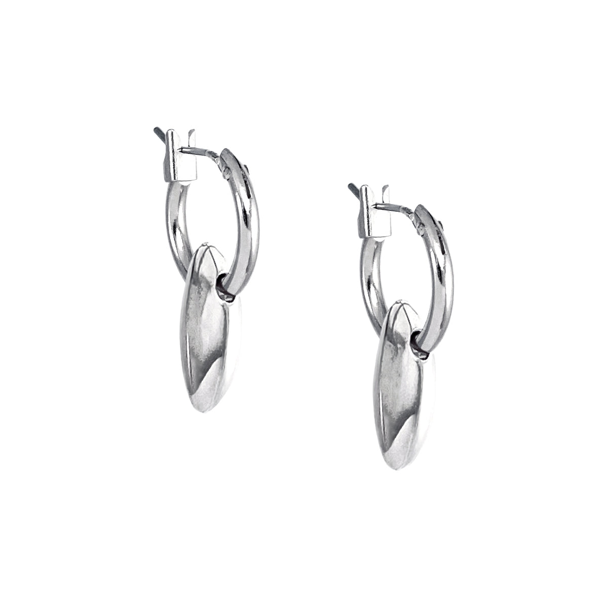 Isla 2-in-1 Hoops - Small - Silver – BIKO