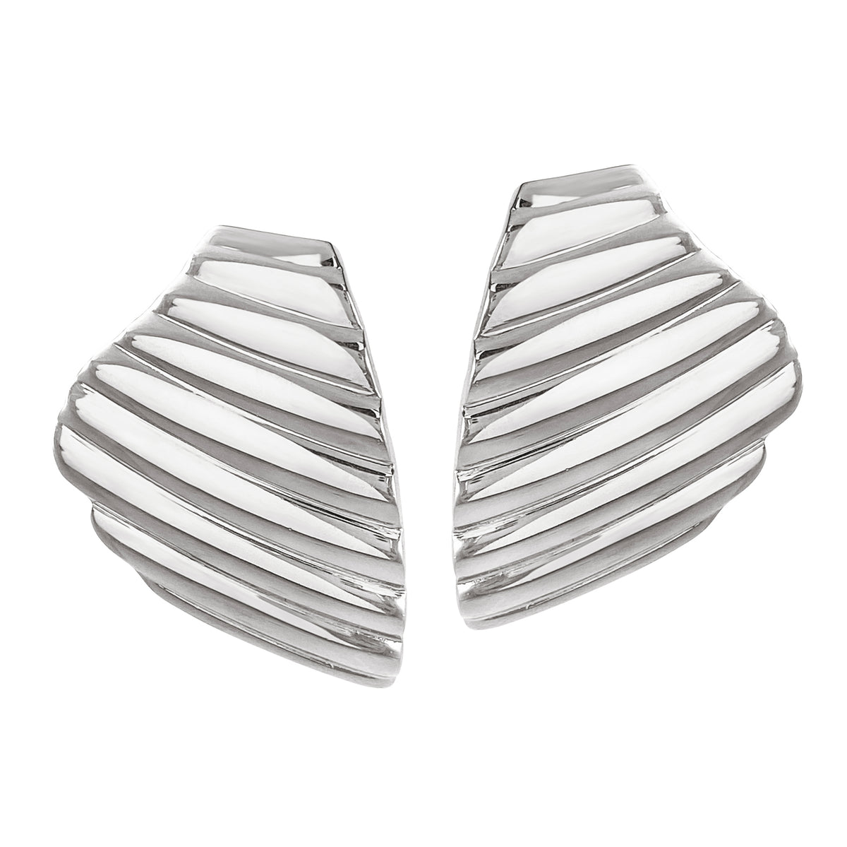 Large Sunray Studs - Silver – BIKO