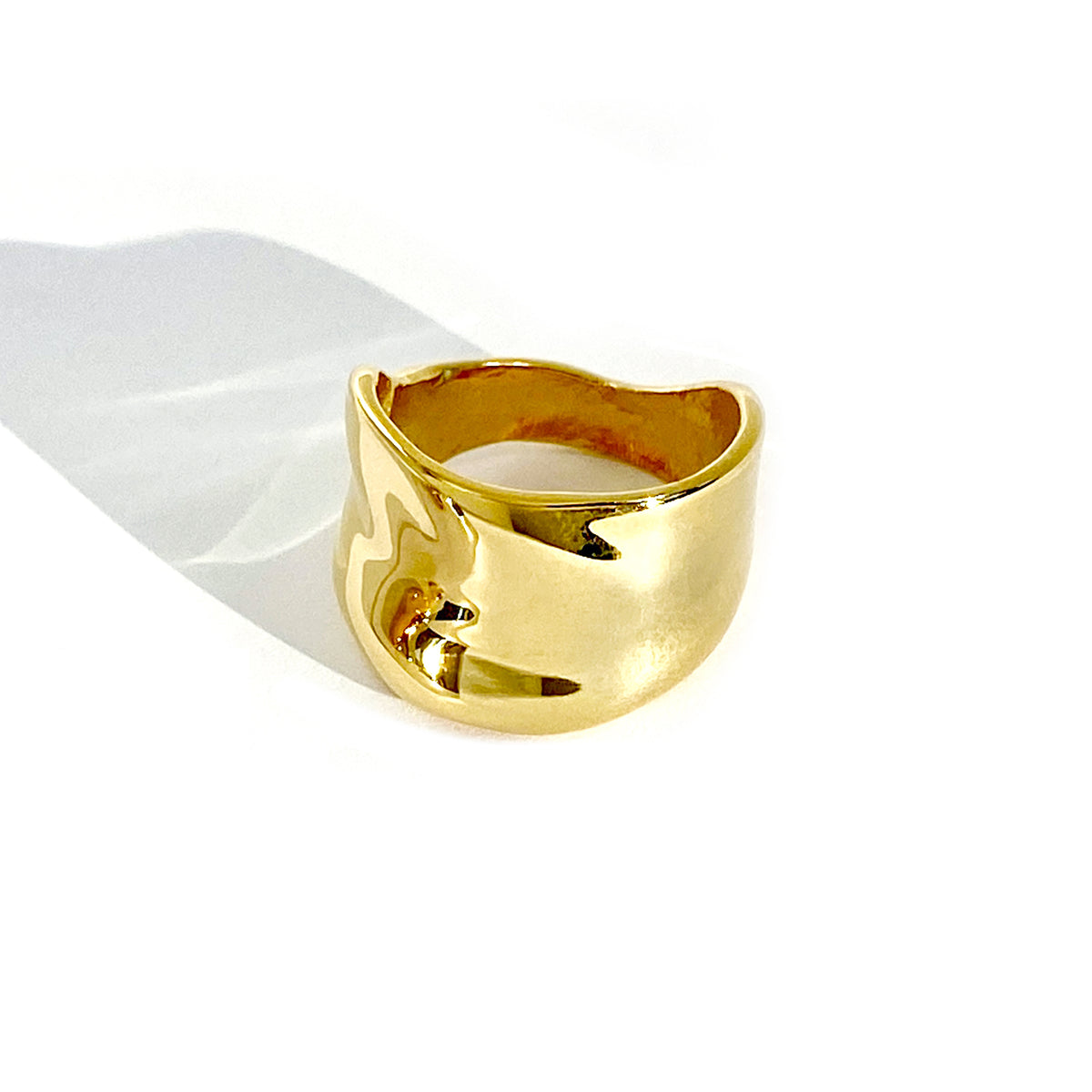 Phoebe Ring - Large - Gold – BIKO