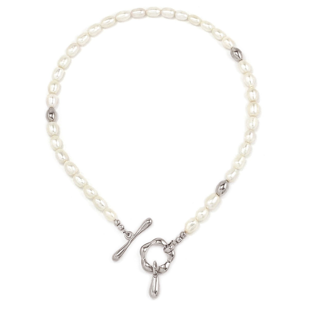 Muse Pearl Collar - Silver – BIKO